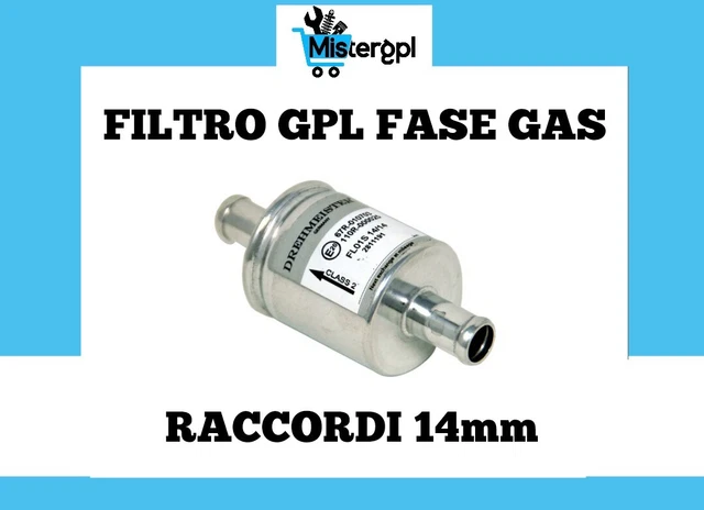 FILTRO GPL GAS Landi Renzo Fase gassosa Impianto Landi I/O 14mm TYPE LSE 98 LI02 EUR 7,99 ...