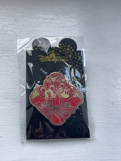 DISNEY PINS HONG Kong Disneyland Chinese New Year Mickey Minnie Mouse Badge 2020 £12.00 ...