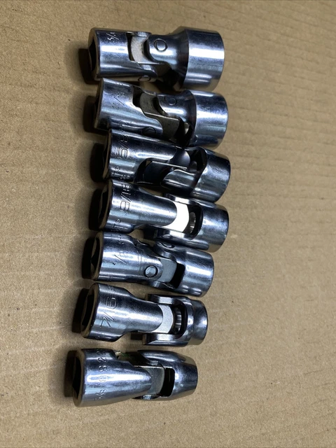 CAT BY SNAP-ON Tools 7 Piece 12-Point Sae Swivel Chrome Socket Set 3/8 ...