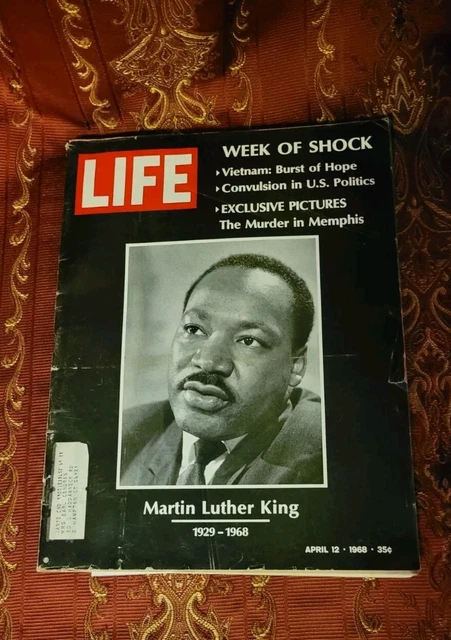 LIFE MAGAZINE APRIL 12, 1968, Martin Luther King, MLK Shock, Ancient ...