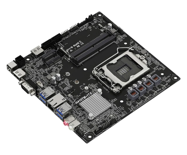 ASROCK H410TM-ITX MOTHERBOARD Intel H410 LGA 1200 DDR4 M.2 Core HDMI ...