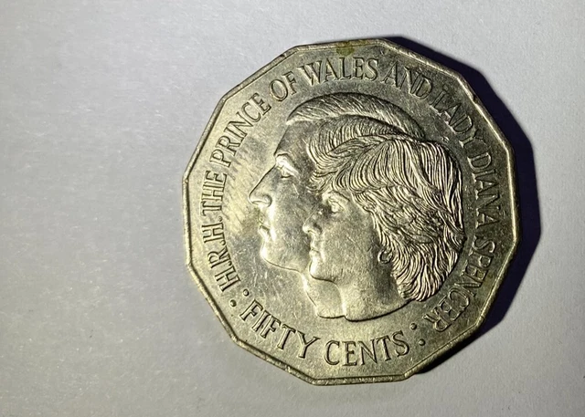1981 50 CENT coin - Prince Charles and Lady Spencer Wedding $400.00 ...