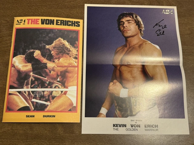 THE VON ERICHS A24 ZINE Magazine Issue 24 - The Iron Claw Zac Efron ...
