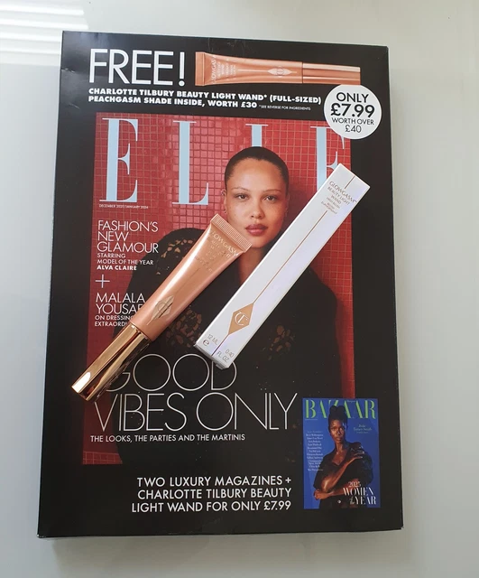 CHARLOTTE TILBURY PEACHGASM elle bazaar magazine gift Christmas ...