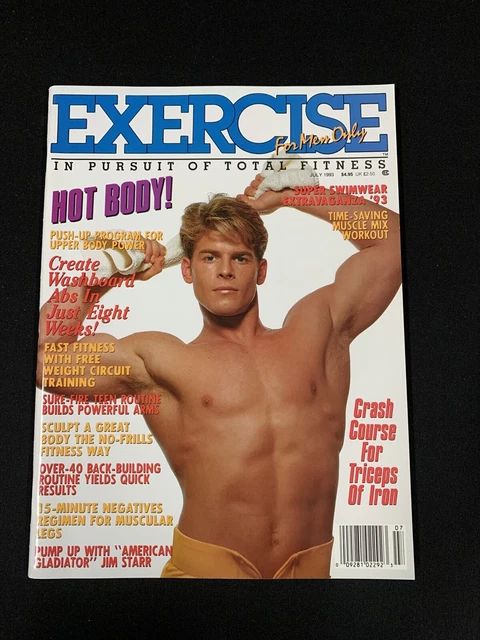 VINTAGE EXERCISE FOR Men Only Magazine July 1993 Shane Mecaskey £13.73 ...