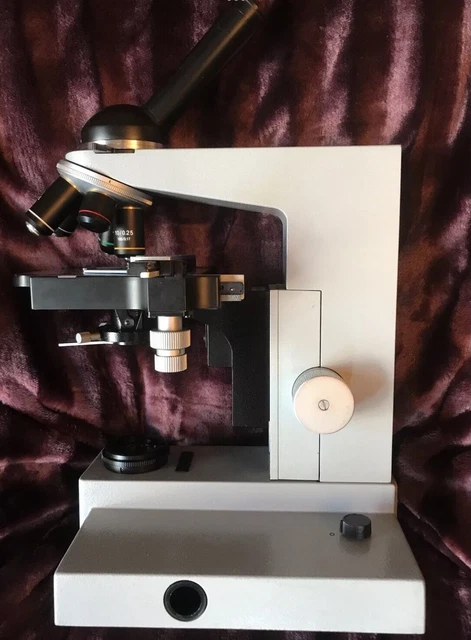 LEITZ WETZLAR SM-LUX microscope with LED conversion, darkfield ...