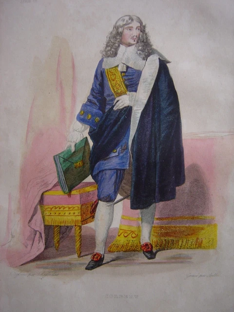 GRAVURE DU XIXÈME siècle Portrait de Jean-Baptiste COLBERT EUR 19,90 ...