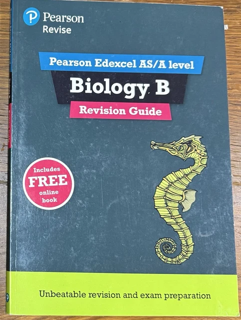 PEARSON EDEXCEL AS/A Level Biology B Revision Guide £5.45 - PicClick UK