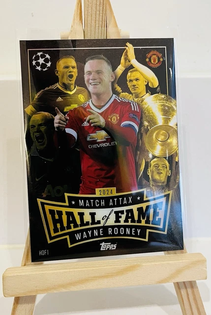 HALL OF FAME Wayne Rooney Match Attax 2024/2025 Manchester United 24/25 ...