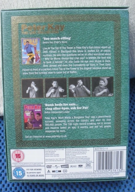 PETER KAY -THE Live Collection 2 DVDs Box Set EUR 5,80 - PicClick IT