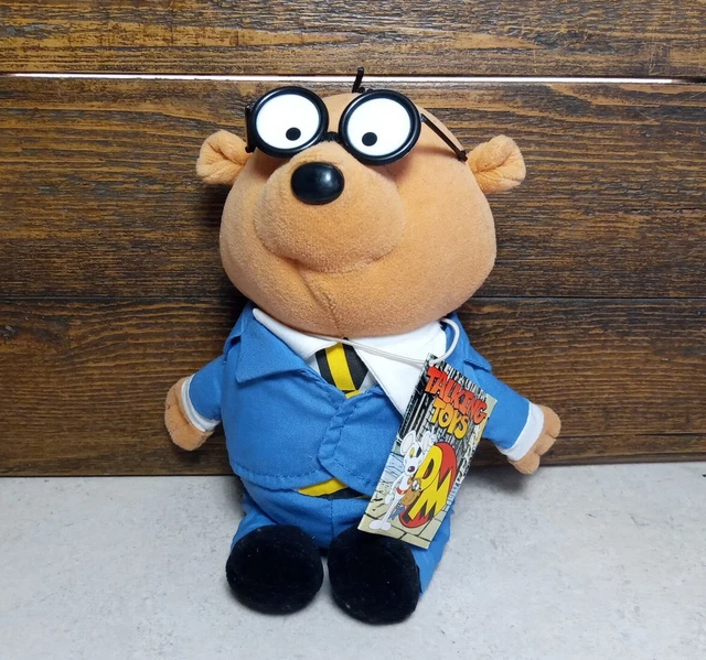 VINTAGE DANGER MOUSE Talking Ernest Penfold Plush Toy With Tags Golden ...