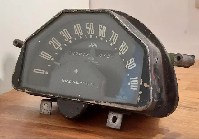 MG MAGNETTE CLASSIC Car Speedometer by British Jaeger £24.99 - PicClick UK