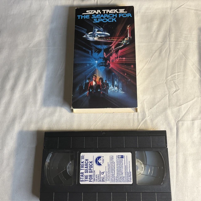 STAR TREK III The Search For Spock VHS Shatner Nimoy Sci Fi 1990 ...
