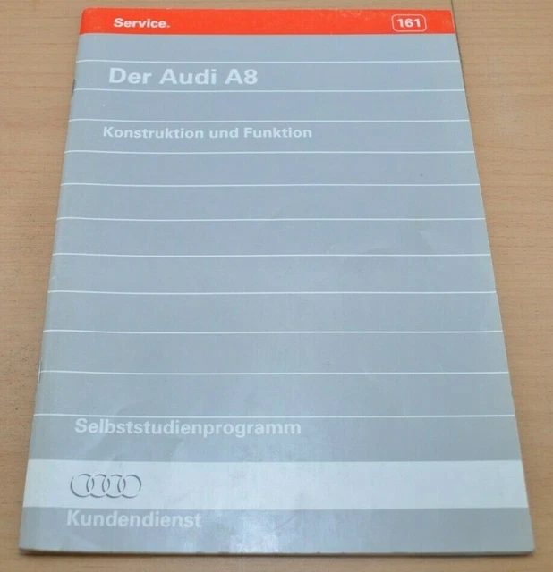 AUDI DER AUDI A8 Konstruktion und Funktion Selbststudienprogramm SSP ...
