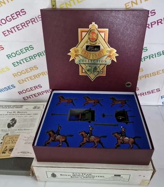 BRITAINS CENTENARY COLLECTION Set 8825 Gun Team Royal Horse Artillery ...