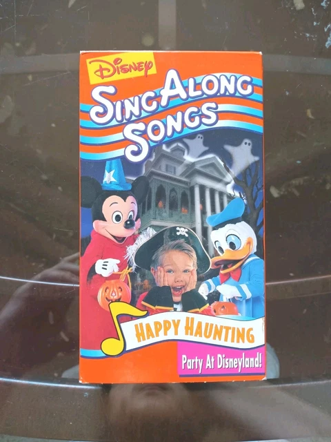 DISNEY SING ALONG Songs: Happy Haunting (VHS) Halloween - Mickey Mouse ...