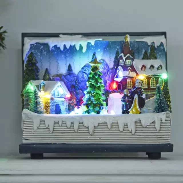 LIGHT UP CHRISTMAS Scene - Village £19.97 - PicClick UK