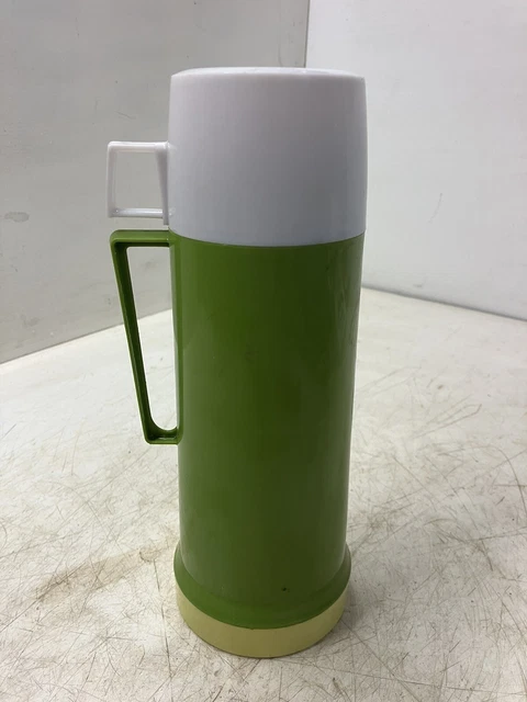 VINTAGE THERMOS FLASK, 80’s Retro, Green 25cms £16.99 - PicClick UK