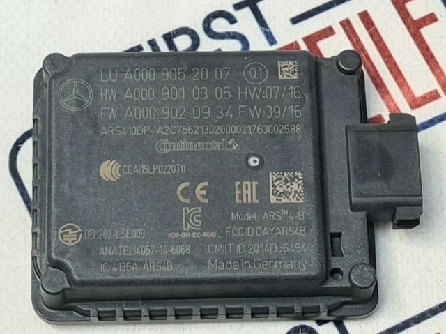 ORIGINAL MERCEDES W213 W238 Radarsensor Tempomat Speed Cruise Control ...