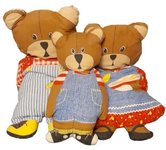 VINTAGE THREE BEARS from Goldilocks and The Three Bears Soft Toys ...