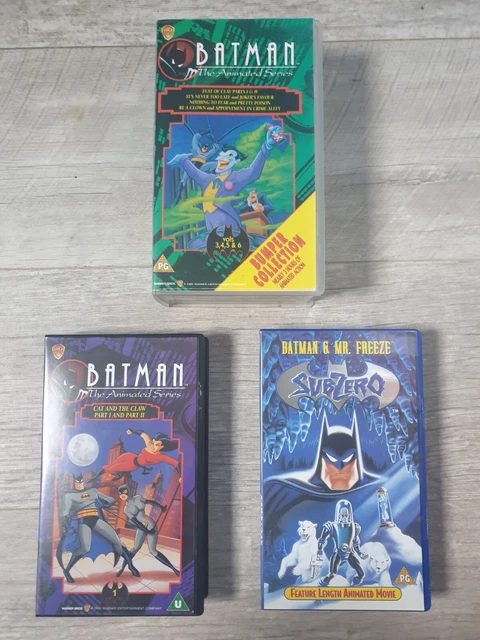 BATMAN THE ANIMATED Series Vhs Collection £15.00 - PicClick UK