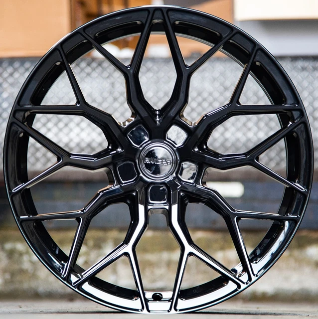 19&/MERCEDES CLA CLASS/RIVIERA RF108 Flow Formed/Gloss Black /8.5j ...