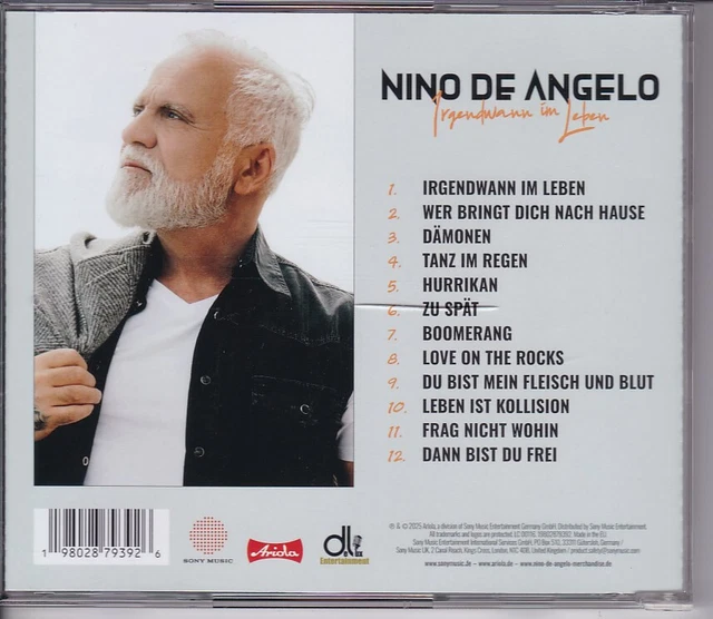 NINO DE ANGELO - Irgendwann im Leben (2025) CD EUR 11,50 - PicClick DE