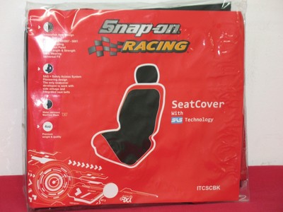 SNAP-ON TOOLS SNAP On Racing Seat Cover Black With Red-Graphics £39.95 ...