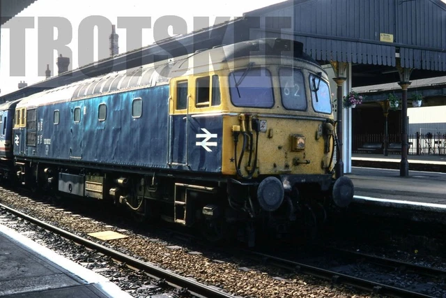 35MM SLIDE BR British Rail Diesel Loco 33102 Class 33 1992 Salisbury ...