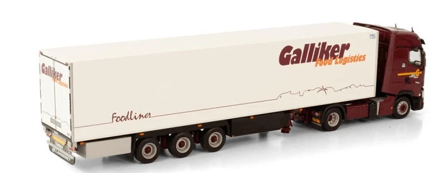 WSI - GALLIKER 3 Axle Refrigerated Trailer Truck - Renault T High 4 ...