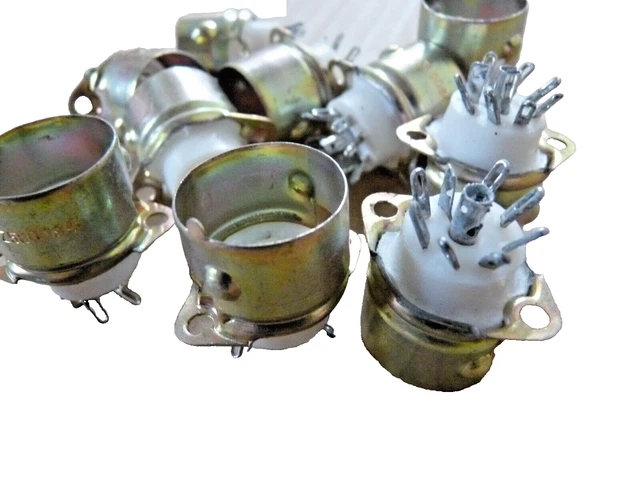 MILITARY B7G PTFE Skirted Valve Base Tube Socket 10 Pieces £15.00 ...