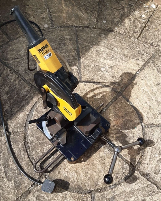 REMS TURBO TYPE 84 230V Pipe Circular Saw with mitre cut and coolant ...