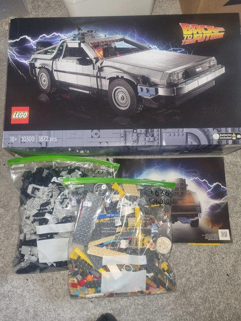 LEGO ICONS BACK to the Future Time Machine 10300 Boxed complete Ideas ...