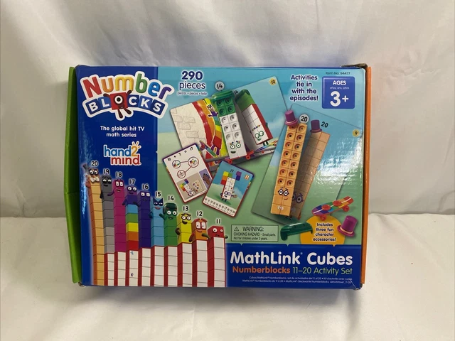 LEARNING RESOURCES NUMBERBLOCKS MathLink Cubes 11-20 Activity ...