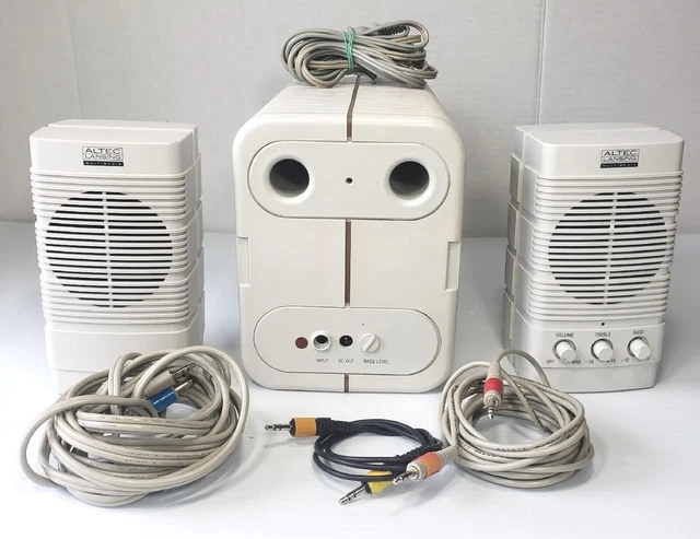 ALTEC LANSING MULTIMEDIA Computer Speaker System with Powered Subwoofer ...