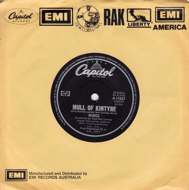 WINGS MULL OF Kintyre / Girls School 45 SirH70 $9.95 - PicClick AU