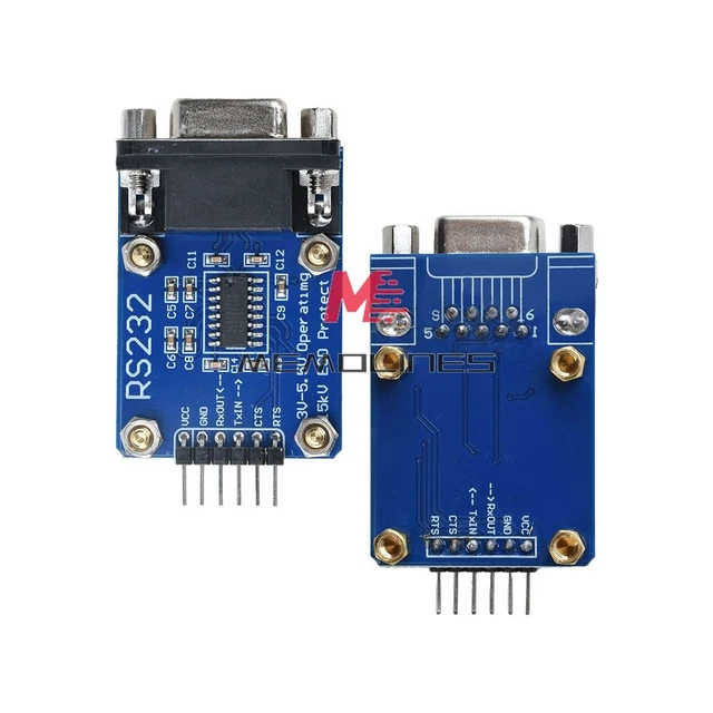 RS232 TO TTL RS232 to UART Serial Port Module 6Pin SP3232 Brush Cable ...