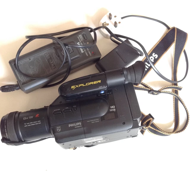 FOR PARTS PHILIPS Explorer VHS C camcorder model VKR 6843 £9.99 ...