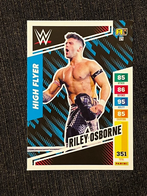 CARTE HIGH FLYER Nxt Riley Osborne # 21 Adrenalyn Xl Card Wwf Catch ...