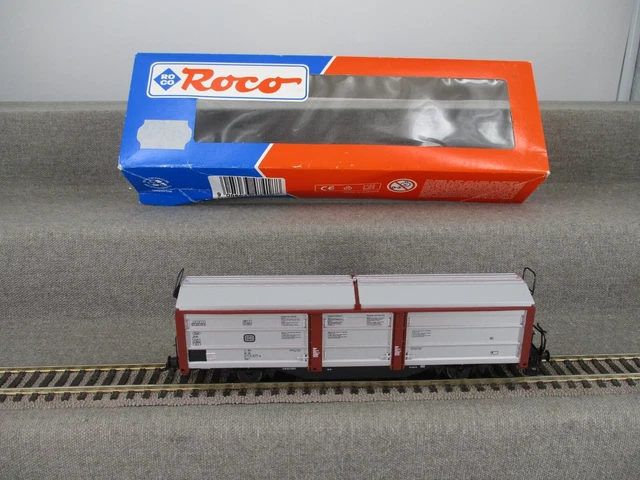 ROCO SPUR H0 47418 Güterwagen Schiebewandwagen der DB in OVP EUR 19,90 - PicClick DE