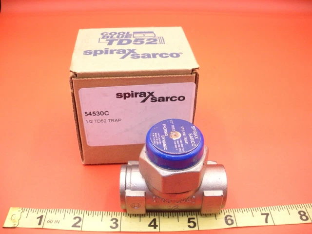 SPIRAX SARCO 54530C Steam Trap 1/2" TD52 Thermo Dynamic Cool Blue ...