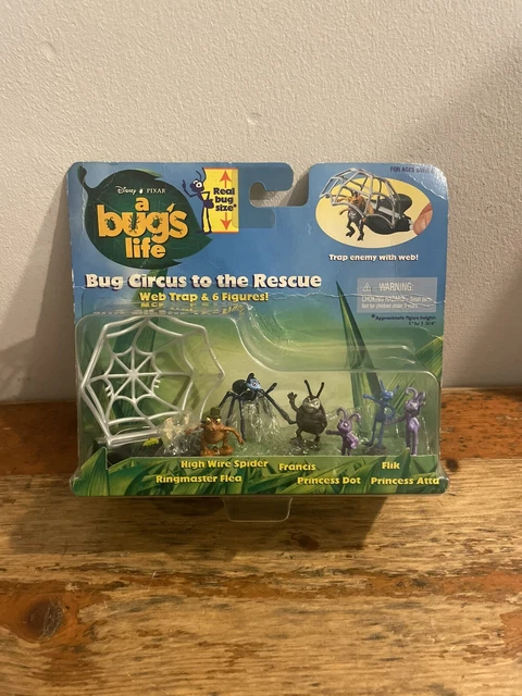 DISNEY PIXAR A Bug's Life Bug Circus To The Rescue (1998) Mattel Figure ...