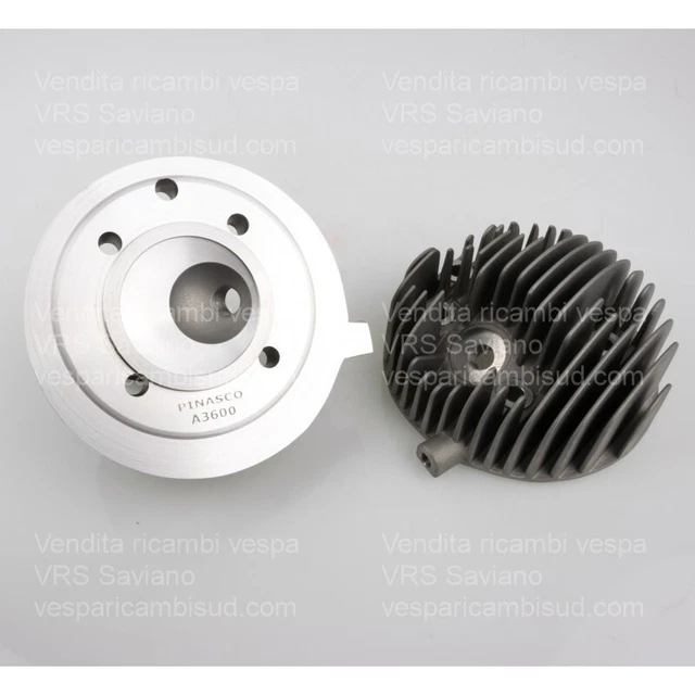 TESTATA CILINDRO PINASCO Vespa faro basso struzzo D.60 mm ...