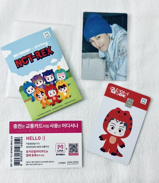 [MARK] NCT DREAM X Pinkfong Nct-Rex Official Md Loca Mobility Card ...