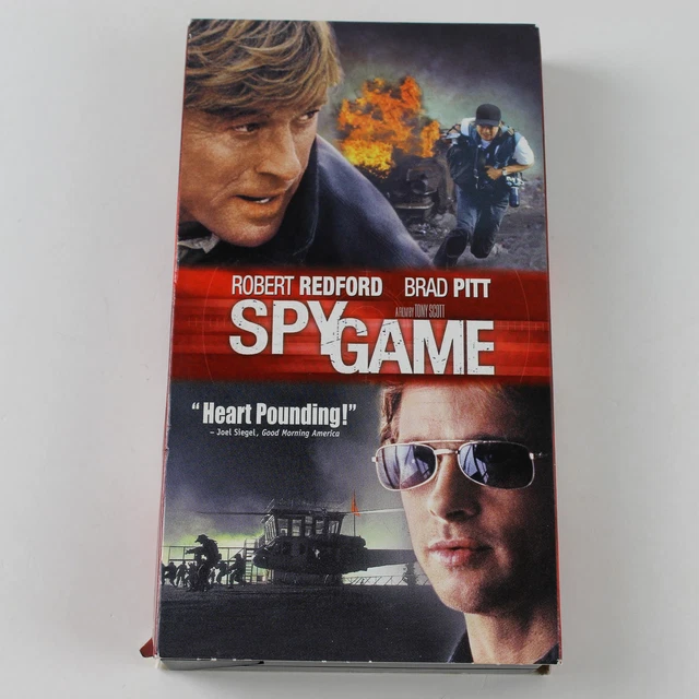SPY GAME (VHS, 2002, Universal) Robert Redford, Brad Pitt - Brand New ...