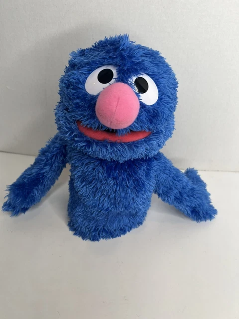 MUPPETS SESAME STREET Grover Hand Puppet 1980s vintage Jim Henson ...