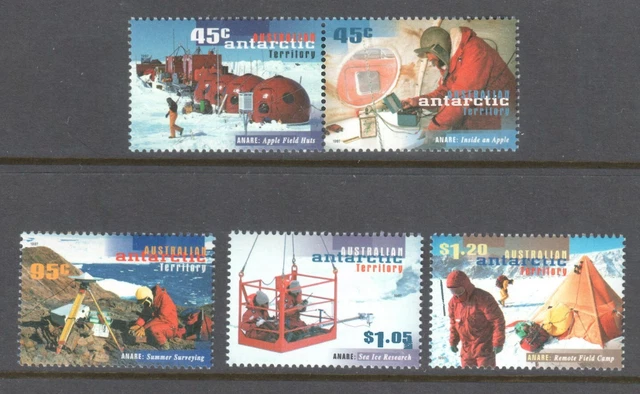 AUSTRALIAN ANTARCTIC TERRITORY 1997 ANARE 50th Anniversary Set Of 5 ...