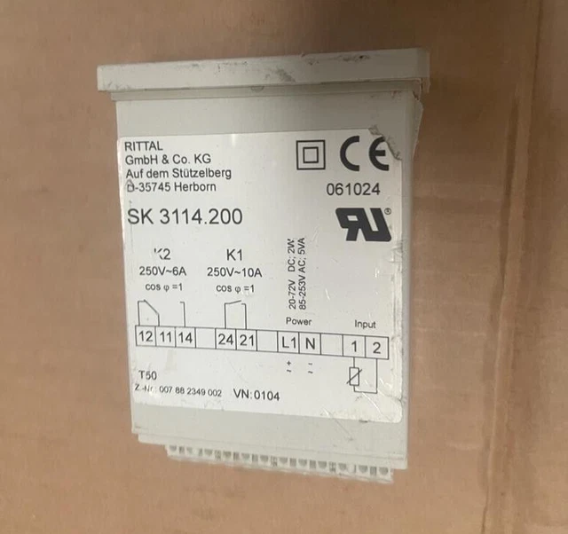 RITTAL SCHALTSCHRANK-THERMOSTAT SK 3114.200 $42.69 - PicClick AU