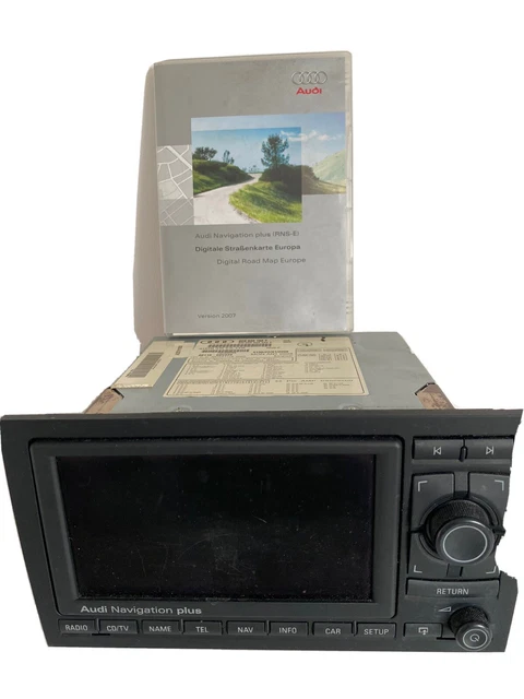 AUDI B7 RS4 RNS-E Navigation Plus Head Unit with original DVD 2007 ...