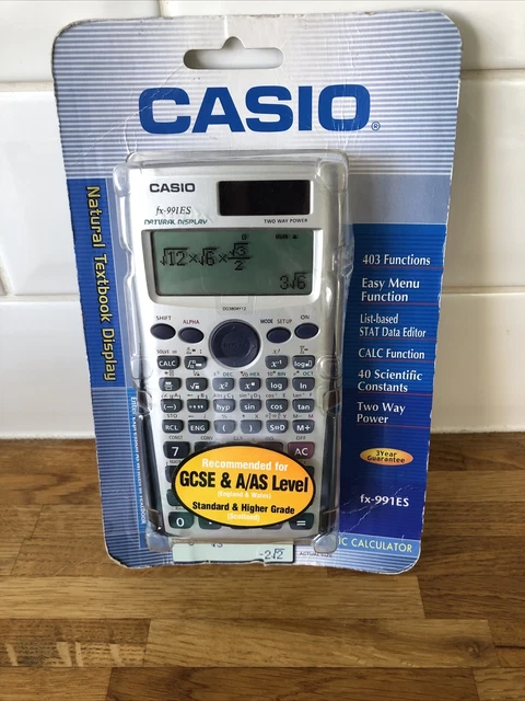 CASIO FX-991ES PLUS Scientific Calculator - Two Way Power Solar ...